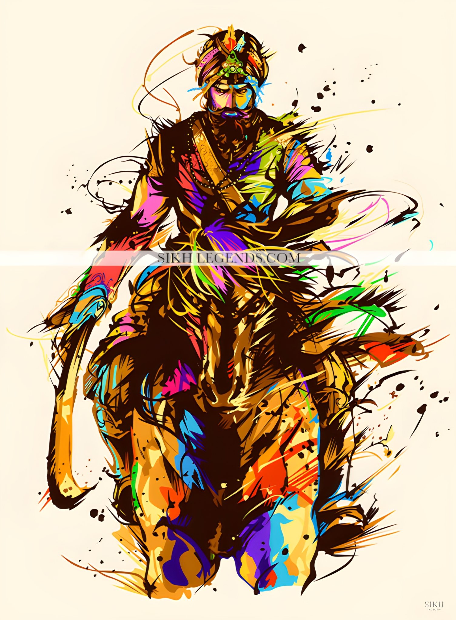 Battle of Chappar Chiri – Black Ink – Sikh Legends